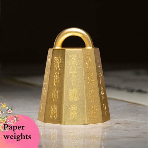 Portable Brass Paperweights Imitation Qin Dynasty Vicedeal