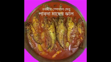Pabda Macher Tell Jhol Pabda Fish Curry Traditional Bengali Fish