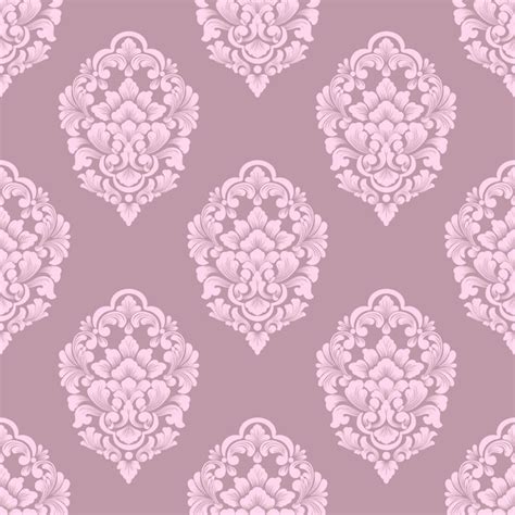 벡터 다 완벽 한 패턴 배경 배경 화면 섬유 포장에 대 한 클래식 럭셔리 구식 다 마스크 장식 로얄 빅토리아 원활한 질감 절묘 한 꽃 바로크 서식 파일 프리미엄 벡터