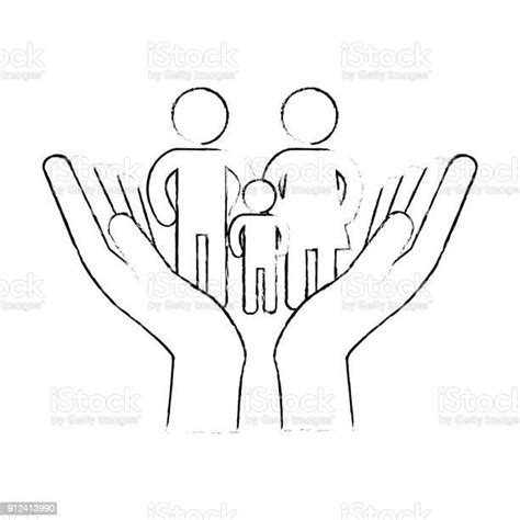 가족 실루엣과 손 가족에 대한 스톡 벡터 아트 및 기타 이미지 가족 개념 남성 Istock