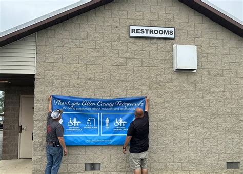 Allen County Fairgrounds Cut Ribbon For Accessibility