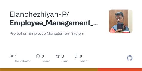 Github Elanchezhiyan Pemployeemanagementsystem Project On Employee Management System