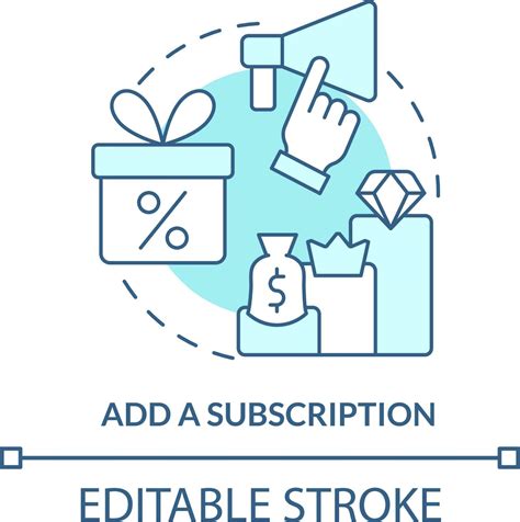 Add Subscription Turquoise Concept Icon Regular Purchase Optimizing