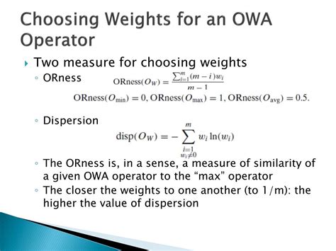ppt owa operators in fuzzy querying powerpoint presentation free
