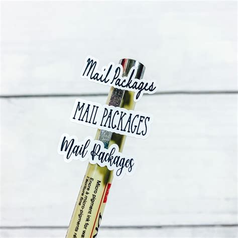 Mail Packages Script Sticki Scribbles Store