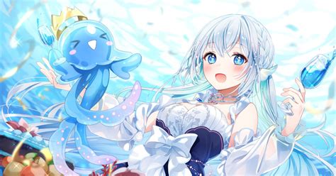 仕事絵 【仕事絵】 藍月なくる生誕祭2022 A20のイラスト Pixiv