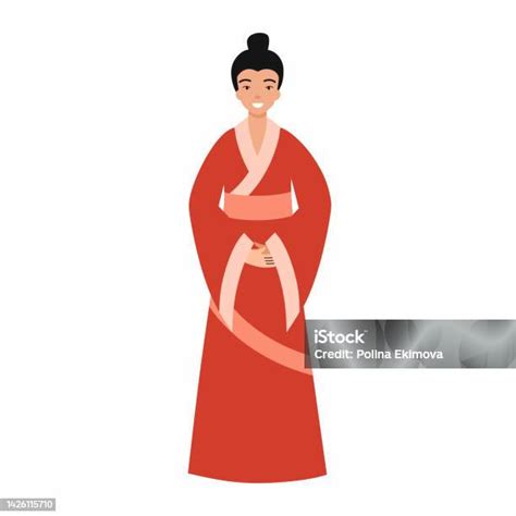 전통적인 동양 복장을 입은 아시아 남자 국가의 문화와 전통 내셔널 드레스 가공의 인물에 대한 스톡 벡터 아트 및 기타 이미지