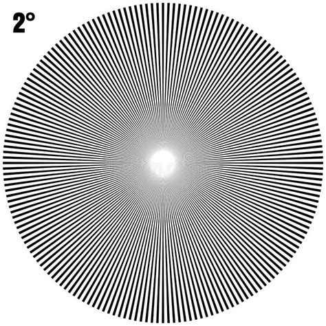 Abstract Circular Geometric Burst Rays On White Eps 10 Vector Stock