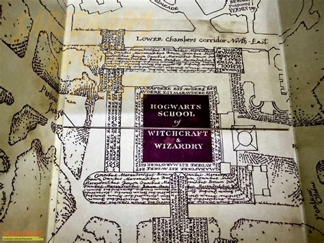 Harry Potter And The Prisoner Of Azkaban The Marauders Map Replica