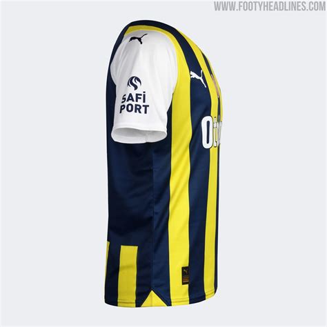 White Sleeves Fenerbahçe 23 24 Home Kit Released Footy Headlines