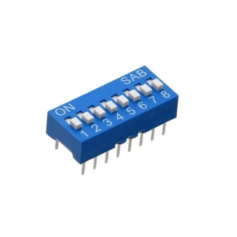 Dip Switch 8p Interruptor De 8 Posiciones