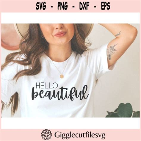 Hello Beautiful Svg Hello Gorgeous Svg Makeup Bag Svg Motivational Svg