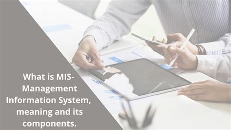 What Is Mis Management Information System Meaning And Its Components