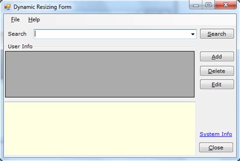 Dynamically Resizing Controls On Windows Forms Using Anchor Property