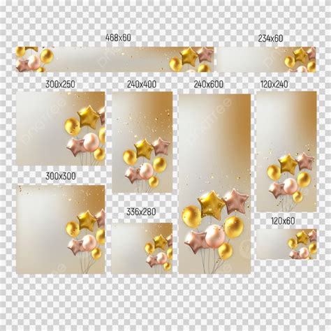 풍선 컬렉션 세트 휴일 및 생일 축하 포스터 배경 벡터 일러스트와 함께 다양한 크기의 배너 풍선 컬렉션 세트 휴일 및 생일 축하 포스터 배경 벡터 일러스트와 함께 다양한