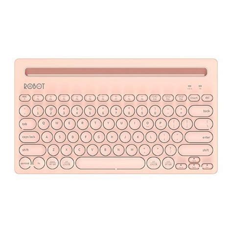 jual keyboard robot kb10 bluetooth and wireless multi device 3 connection