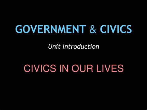 Ppt Government And Civics Powerpoint Presentation Free Download Id