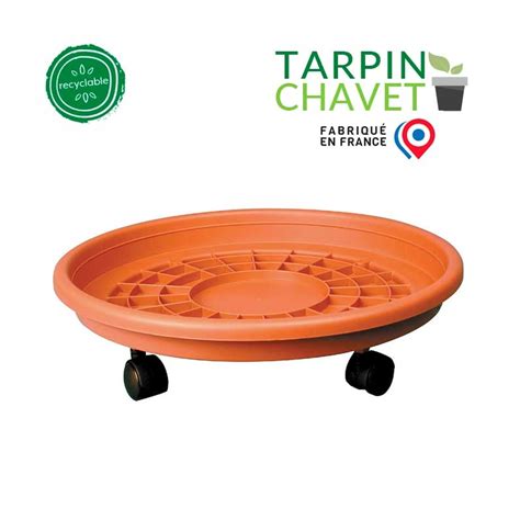 Soucoupe à Roulettes pour Pot de Fleurs Tarpin Chavet