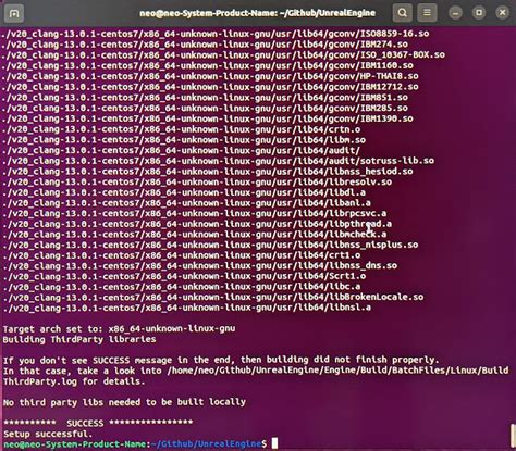 Ubuntu Unreal Engine 從 Source Code 開始編譯安裝 到 執行
