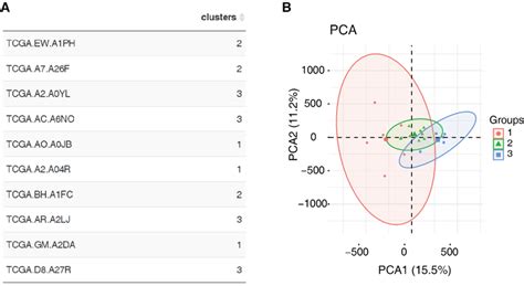 An Illustration Of The Clustering Module A A Table Displaying The