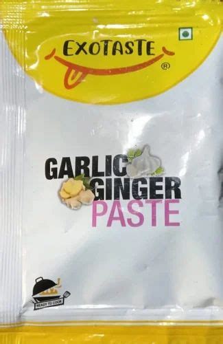 Garlic Ginger Paste Pouch 25 G At ₹ 5pack In Rajkot Id 2856315349788