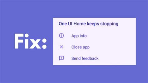 How To Fix The One UI Home Keeps Stopping Issue