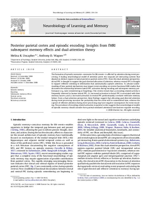 pdf interactions between parietal cortex and episodic memory encoding