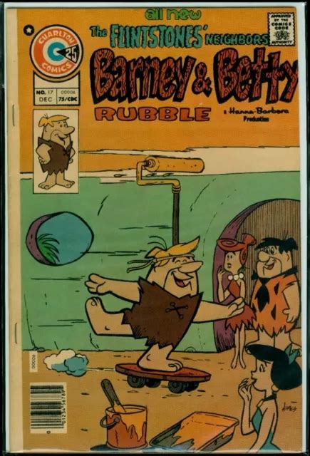 Charlton Comics Hanna Barbera Flintstones Barney And Betty Rubble 17