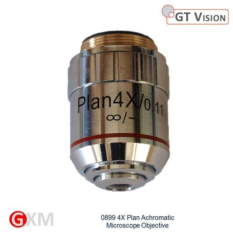 4X Biological Plan Achromatic Microscope Objective 10007 GXM