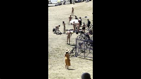 Naked Bike Ride Vancouver BC Canada July
