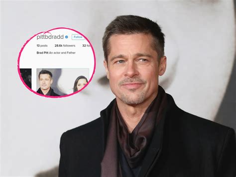Account Aufgetaucht Ist Neu Single Brad Pitt Bei Instagram