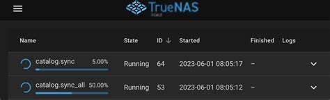Catalog Sync And Sync All TrueNAS Community