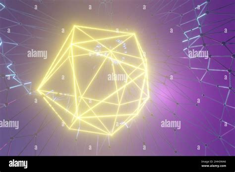 Wave With Connecting Dots And Lines Futuristic Blue Dots Background With A Dynamic Wave 3d