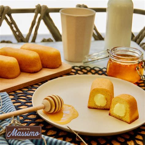 Maestro Massimo Plum Cake Honey Golden Sponge Cake With