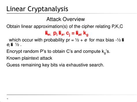 Ppt Symmetric Key Cryptography Fundamentals And Cryptanalysis Intro