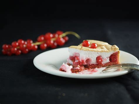 Tarte aux groseilles meringuée Nathalie Bakes