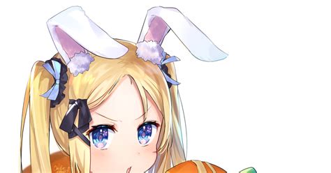 Original Girl Animal Ears デコ出しロリうさぎちゃん Pixiv