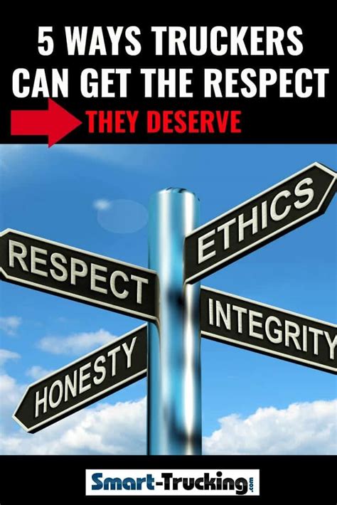 5 Ways Professional Truck Drivers Can Get The Respect They Deserve