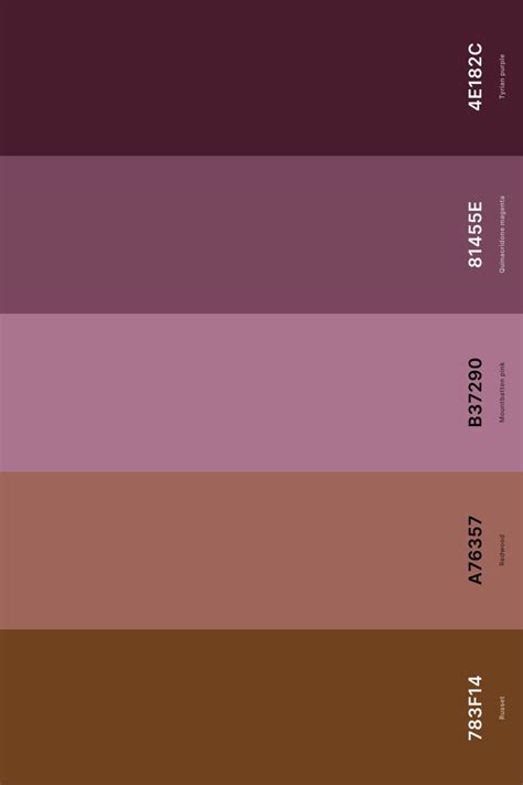 25 Best Mauve Color Palettes With Names And Hex Codes Artofit