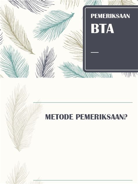 Pemeriksaan Bta Pdf