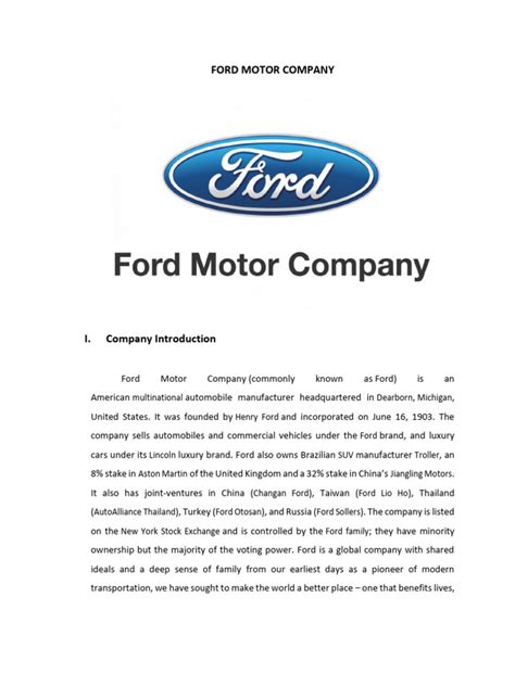 Csr Fordmotorcompany Pdf Corporate Social Responsibility Ford
