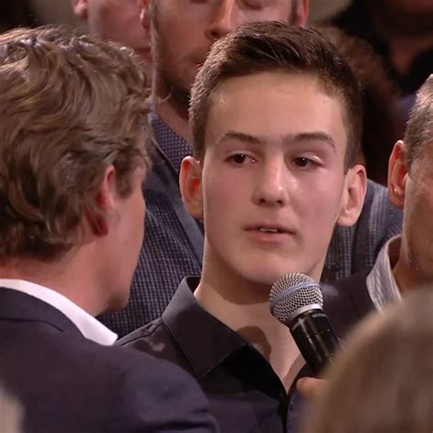 Jongste Bezoeker Stijn 14 Over Rutte Jammer Dat Hij Om De Antwoorden