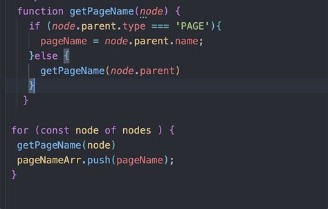 how to get page names by traversing the scene nodes questions