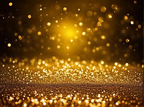 Premium Photo Shiny Golden Glitter Festive Background