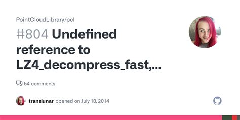 Undefined Reference To LZ4 Decompress Fast LZ4 CompressHC Issue 804