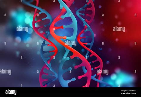 Dna Helix Human Genome Research Genetic Modification Biotechnology