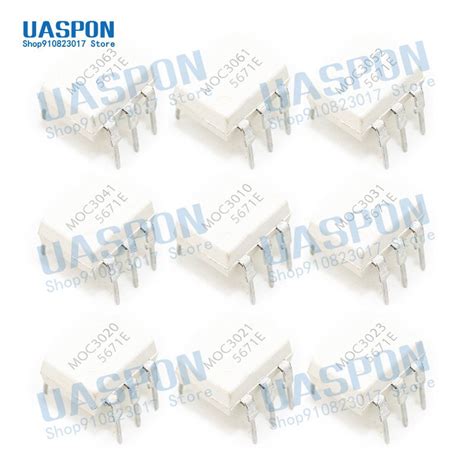 5pcs Moc3010 Moc3020 Moc3021 Moc3023 Moc3041 Moc3043 Moc3052 Moc3061