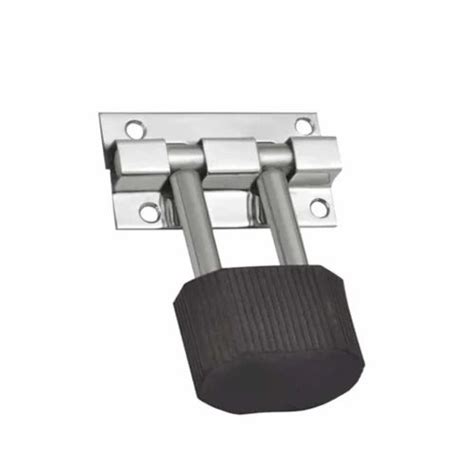 Silver Satin Stainless Steel Elite Door Stopper Lever Type Size