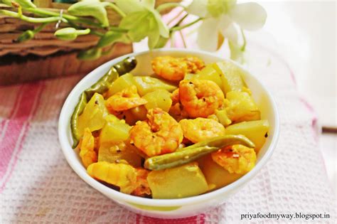 Flavors Spices Of India Recipe Of Lau Chingri Bottle Gourd With Shrimp