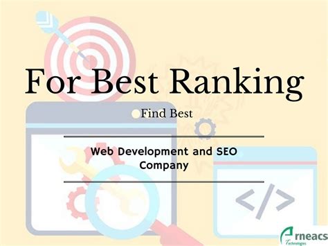For Better Ranking Find Best Web Development And Seo Company By